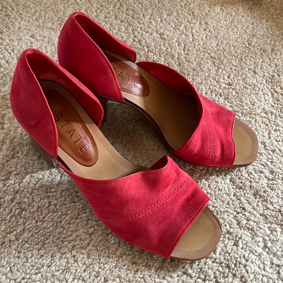 1. State | Shoes | State Block Heel Shoes Suede Size 85 | Poshmark